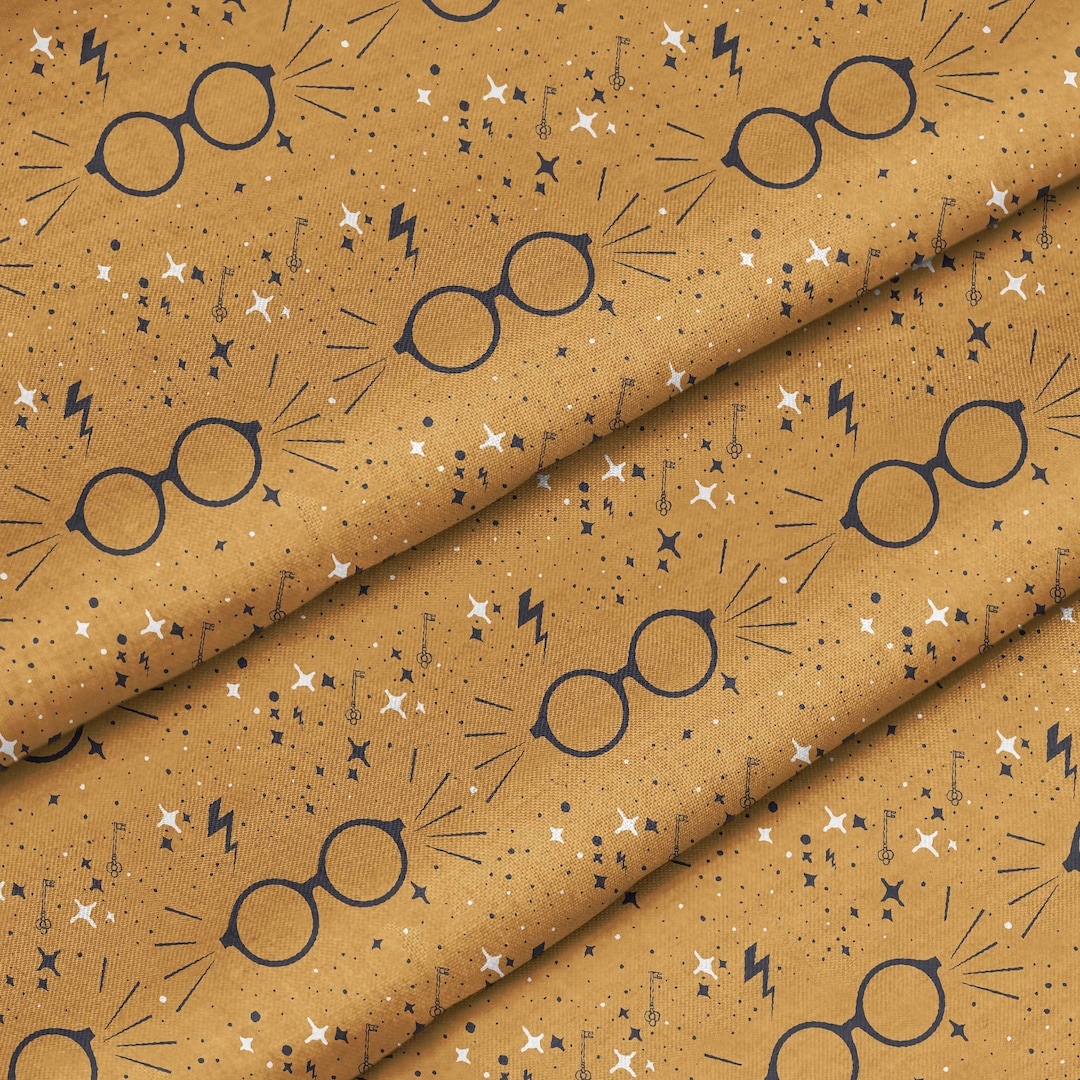 Wizard Fabric, Wizard | Harry Fabric | Cotton Fabric | Cotton | Bedding ...