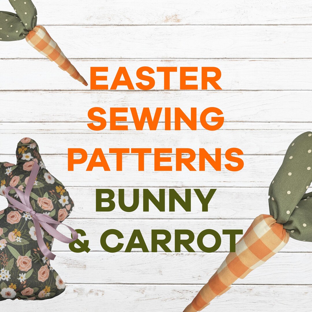 EASTER - Sewing Pattern DIY Sewing Simple for Kids, Cut Out Patterns ...