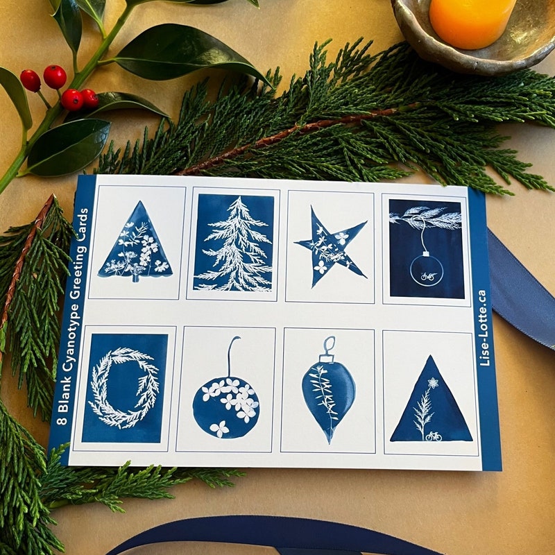 Cyanotype Cards - Etsy UK
