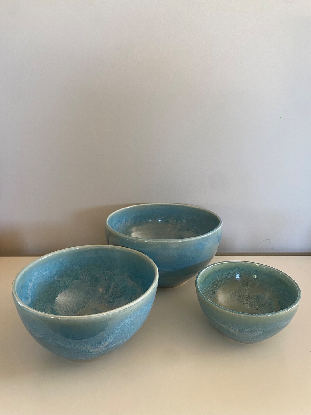 Opal Ceramic Stacking Bowls - Etsy