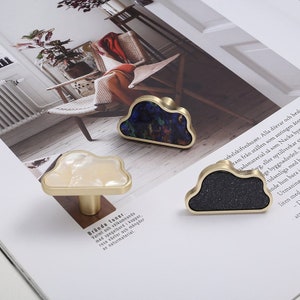 Cloud Drawer Pull: Zinc Alloy Cabinet Knob, Kids Decor - Etsy