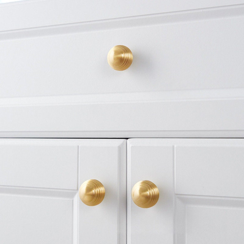 Brass Cabinet Knobs Brass Handmade Drawer Knobs Pulls Handles | Etsy