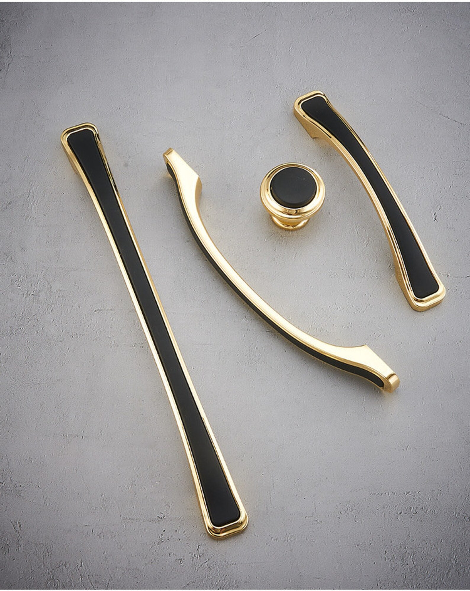 Solid Kitchen Cabinet Arch Pulls Handles Cabinet Pulls Black | Etsy Canada