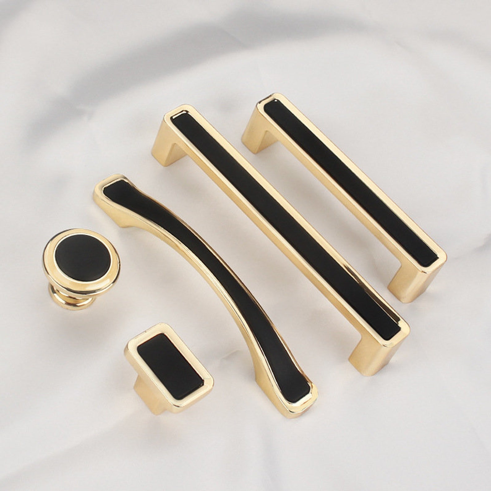 Solid Kitchen Cabinet Arch Pulls Handles Cabinet Pulls Black - Etsy Canada