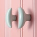 Crescent Moon Ceramic Knobs Childrens Drawer Knobs Kids - Etsy