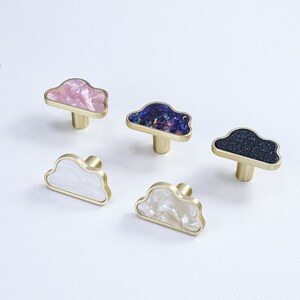 Cloud Drawer Pull: Zinc Alloy Cabinet Knob, Kids Decor - Etsy