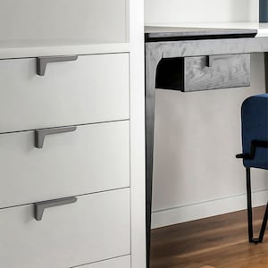 Modern L-shaped Cabinet Handle Pull - 3.75" (96mm) Center - Etsy