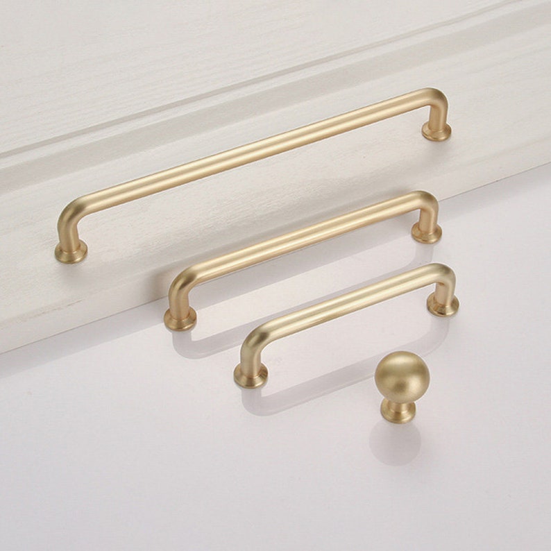 Simple Style Gold Drawer Handles Cabinet Pulls Modern Cabinet - Etsy