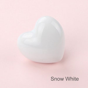 Heart Shaped Pull Handle Ceramics Cabinet Knobs Drawer Handles - Etsy