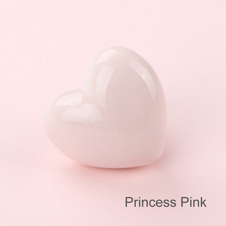 Heart Shaped Pull Handle Ceramics Cabinet Knobs Drawer Handles | Etsy