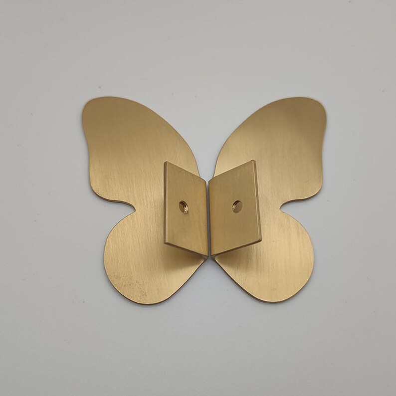 Solid Brass Knobsgolden Butterfly Handle Decorative Butterfly - Etsy