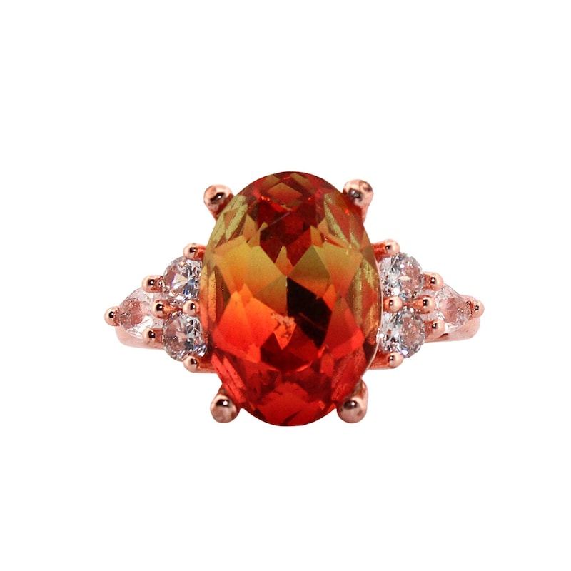 Tourmaline Rings Orange - Etsy