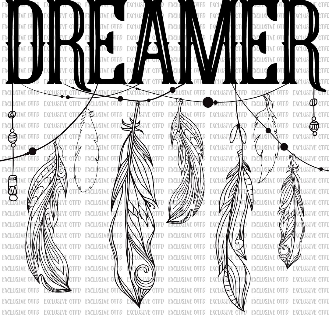 Dreamer Digital Download PNG Instant Download Boho Sublimation Print ...