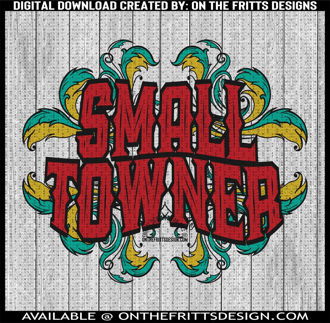 Small Towner Digital Design Sublimation Design Digital - Etsy