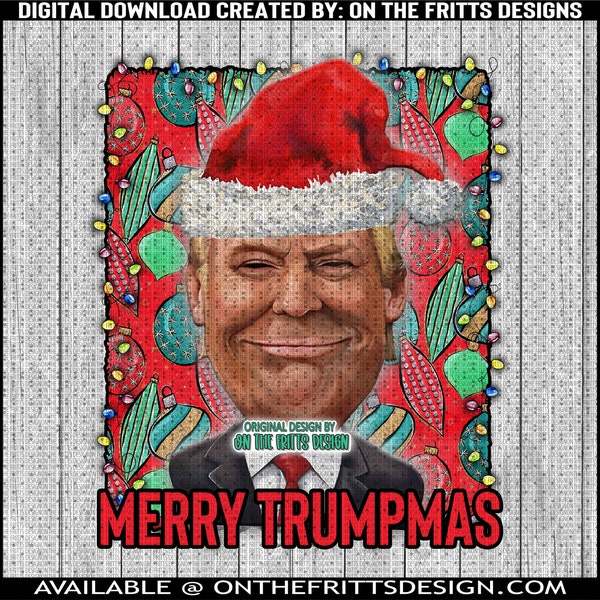 Trump Christmas Card - Etsy