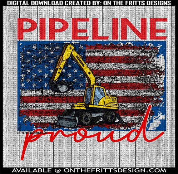 Pipeline Proud Digital Design Sublimation Design Digital | Etsy