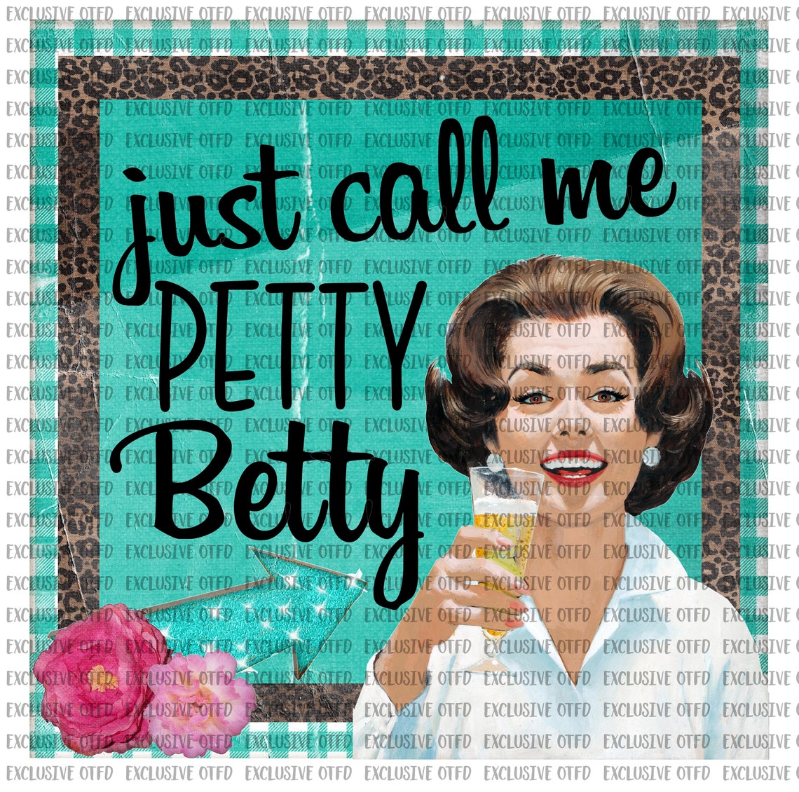 Just Call Me Petty Betty Digital Design Sublimation Design - Etsy