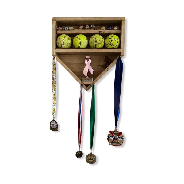 Softball Medal Holder - Etsy
