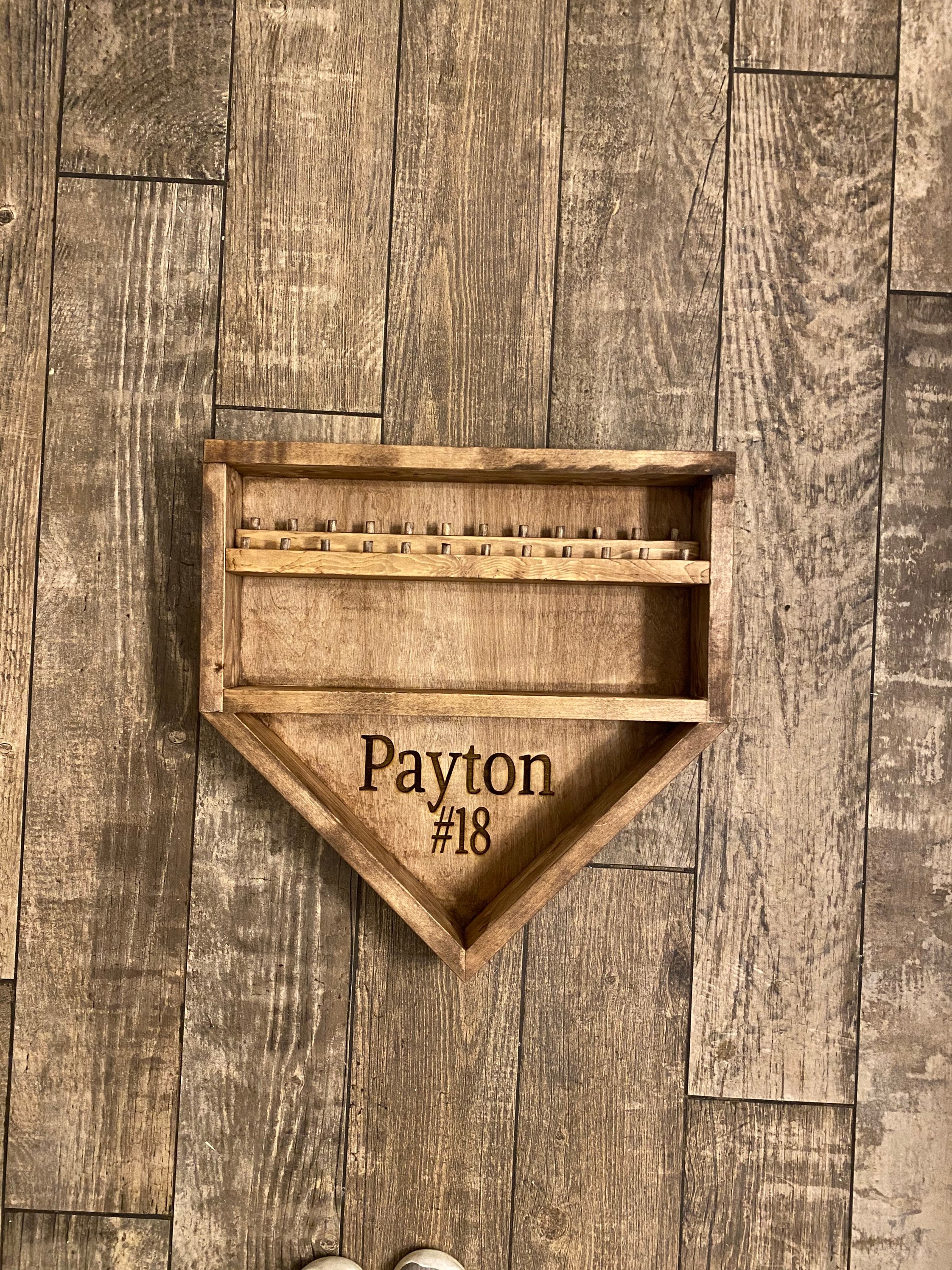 Home Plate Trophy and Ring Display Case - Etsy