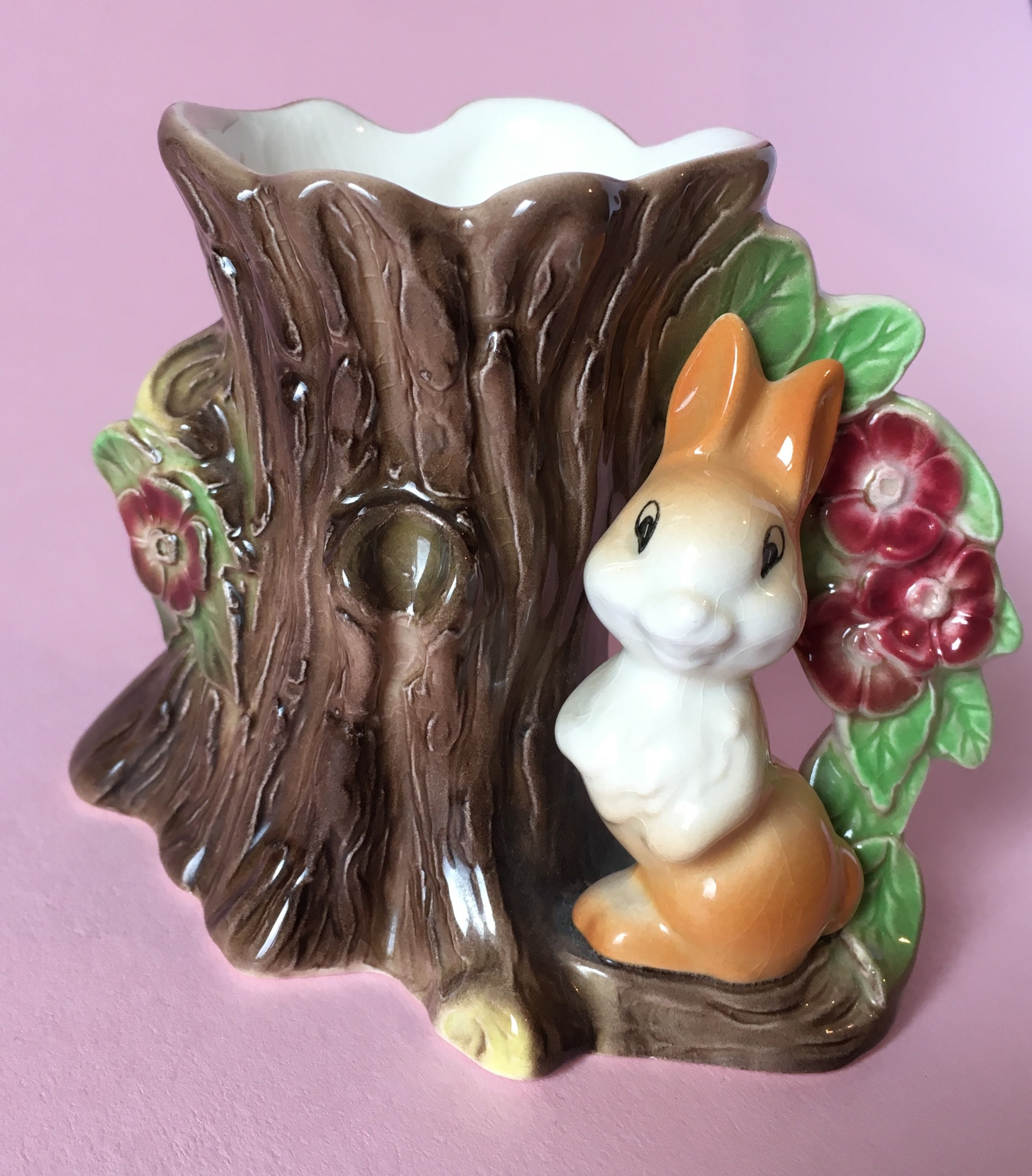 Vintage Hornsea Fauna Royal Rabbit vase No. 20 vase | Etsy