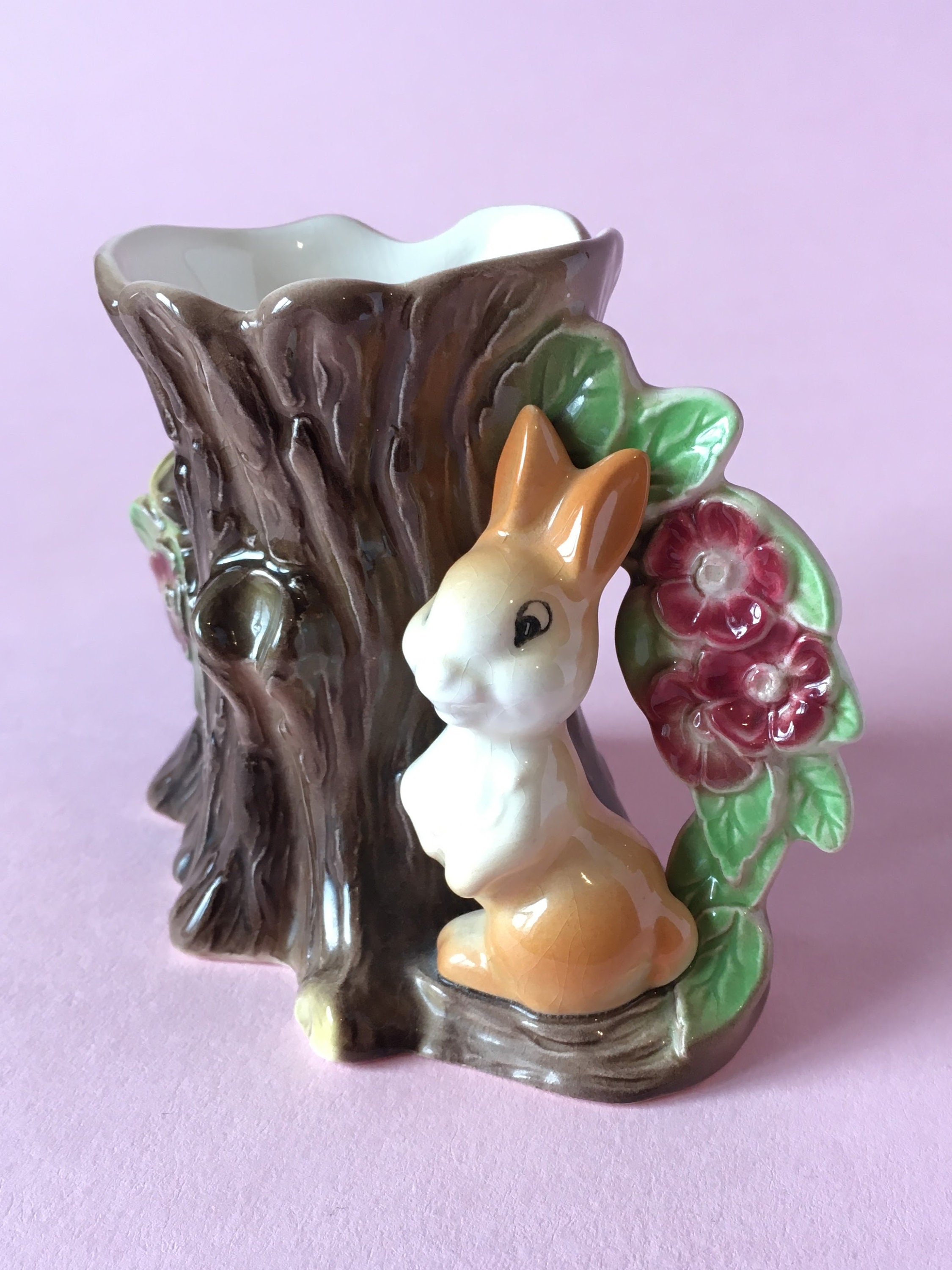 Vintage Hornsea Fauna Royal Rabbit vase No. 20 vase | Etsy