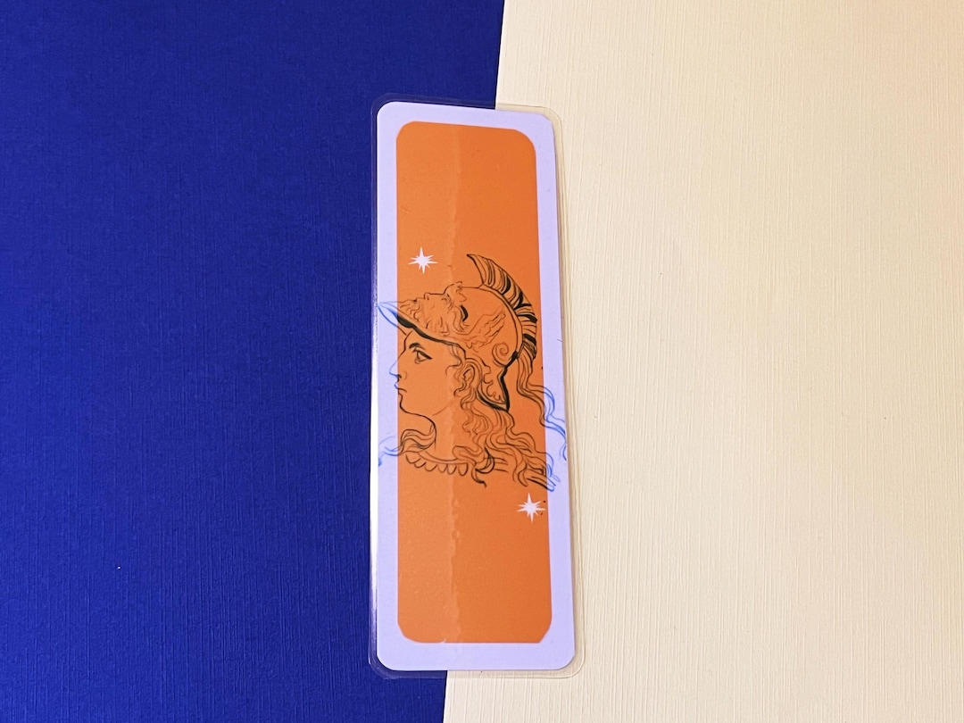 Athena Bookmark Reading Greek Mythology Books - Etsy