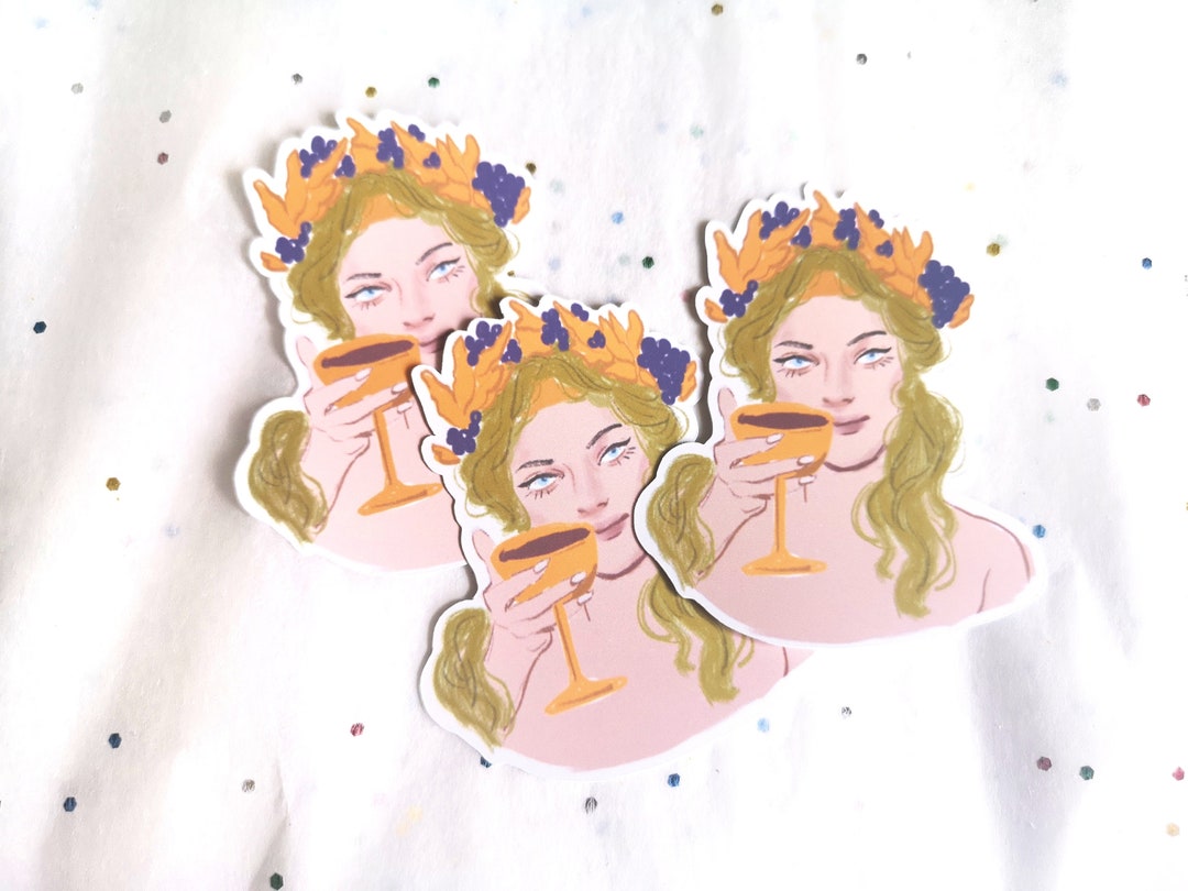Dionysus Sticker Greek God Greek Mythology Sticker Juice - Etsy