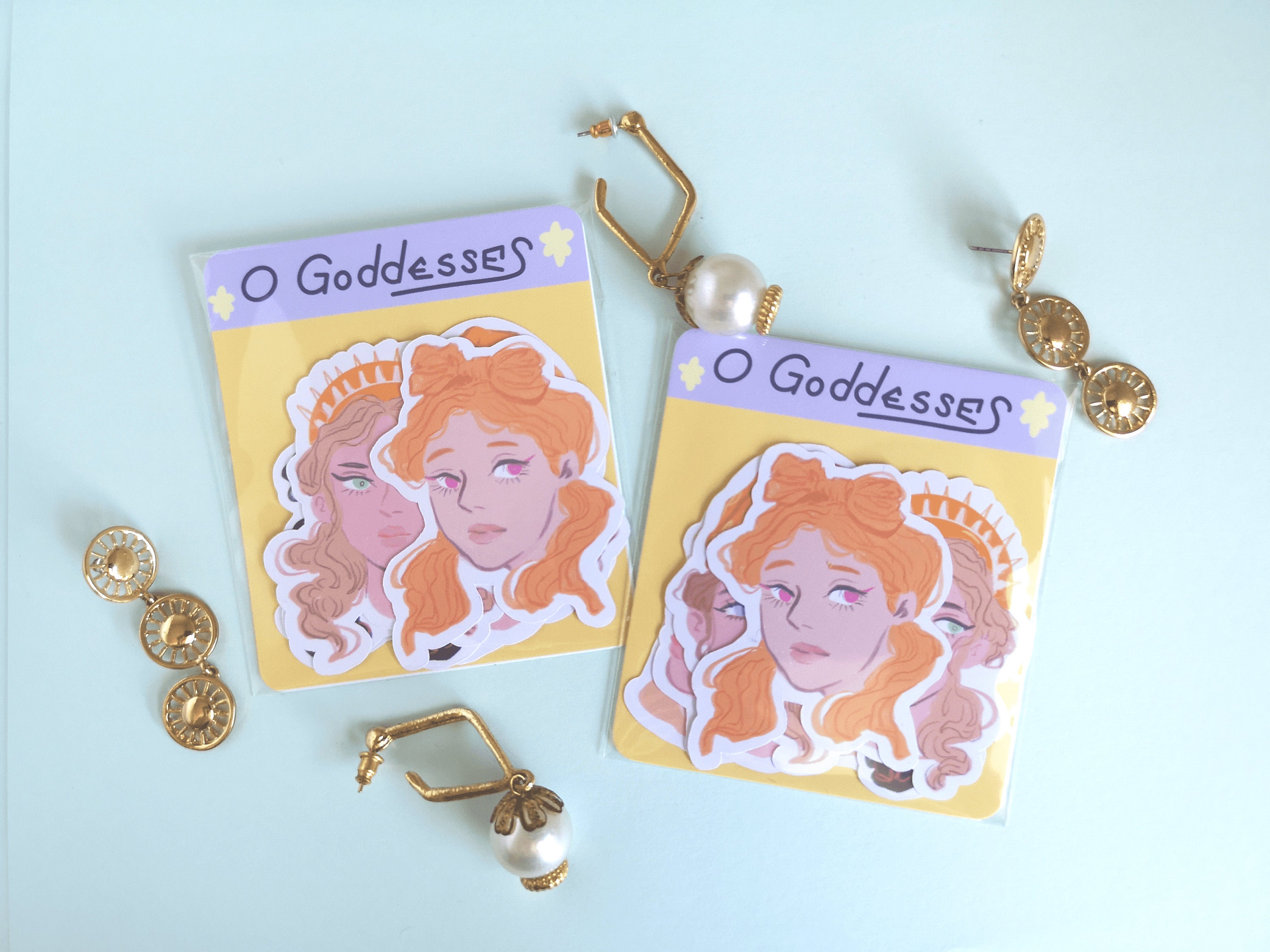 Greek Goddess Sticker Pack Ancient Greek Mythology Stickers | Etsy Canada