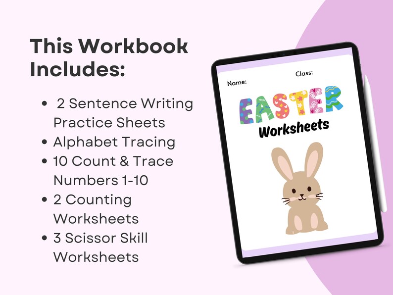 Easter Pre K Assorted Printable Activities, Counting Math Scissor ...