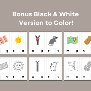 CVC Short Vowel Phonics Cards, Learning Phonics Activity, Consonant and ...