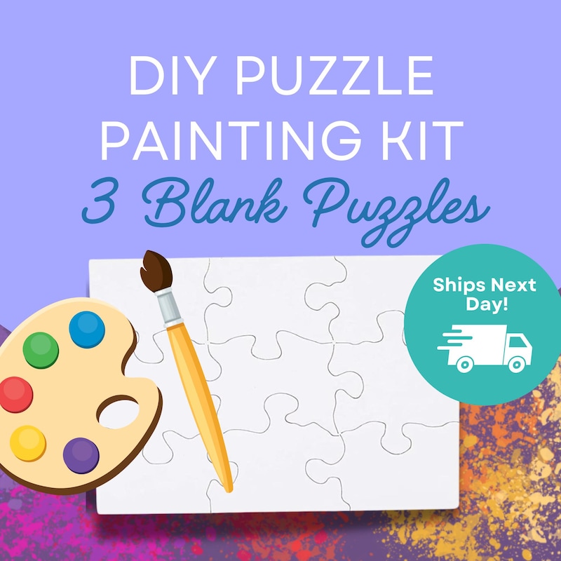 Paint a Puzzle - Etsy