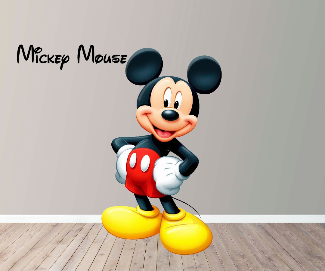 Mickey Mouse Figure Prop Life Size Cut Out Foamboard To Party Mickey