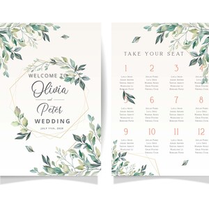 Welcome Sign / Seating Chart / for Wedding Baby Shower Sweet - Etsy