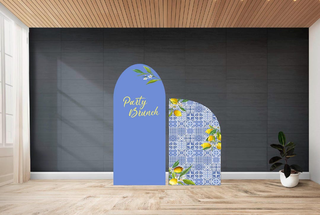 Mediterranean Arch Backdrop Panel Large Foamboard Mosaic Arched With ...