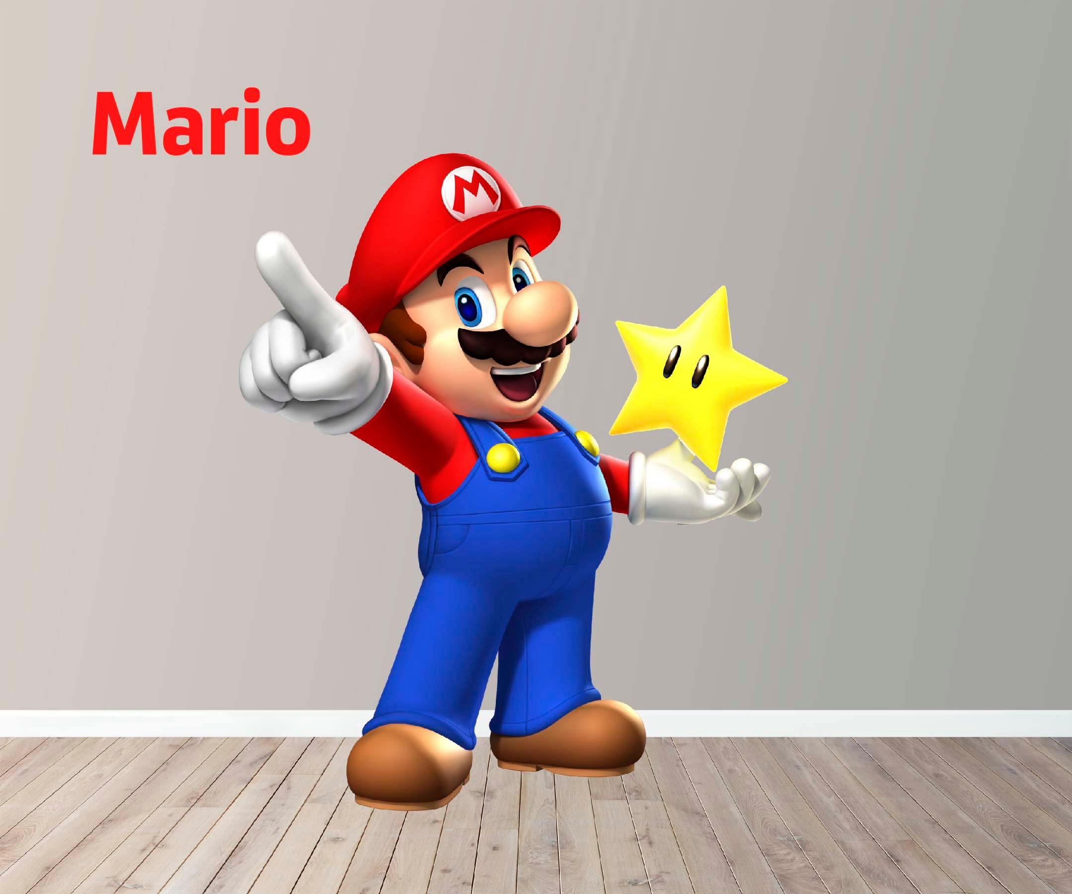 Mario Bros Figure Prop / Life Size Cut Out Foamboard to Party Mario and ...