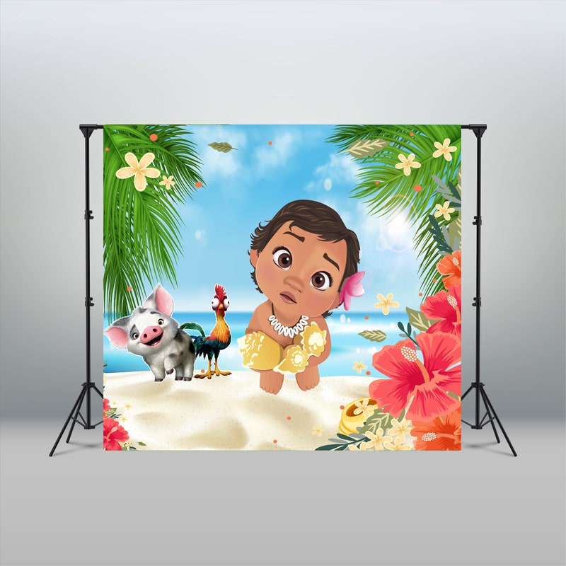 Moana Backdrop - Etsy