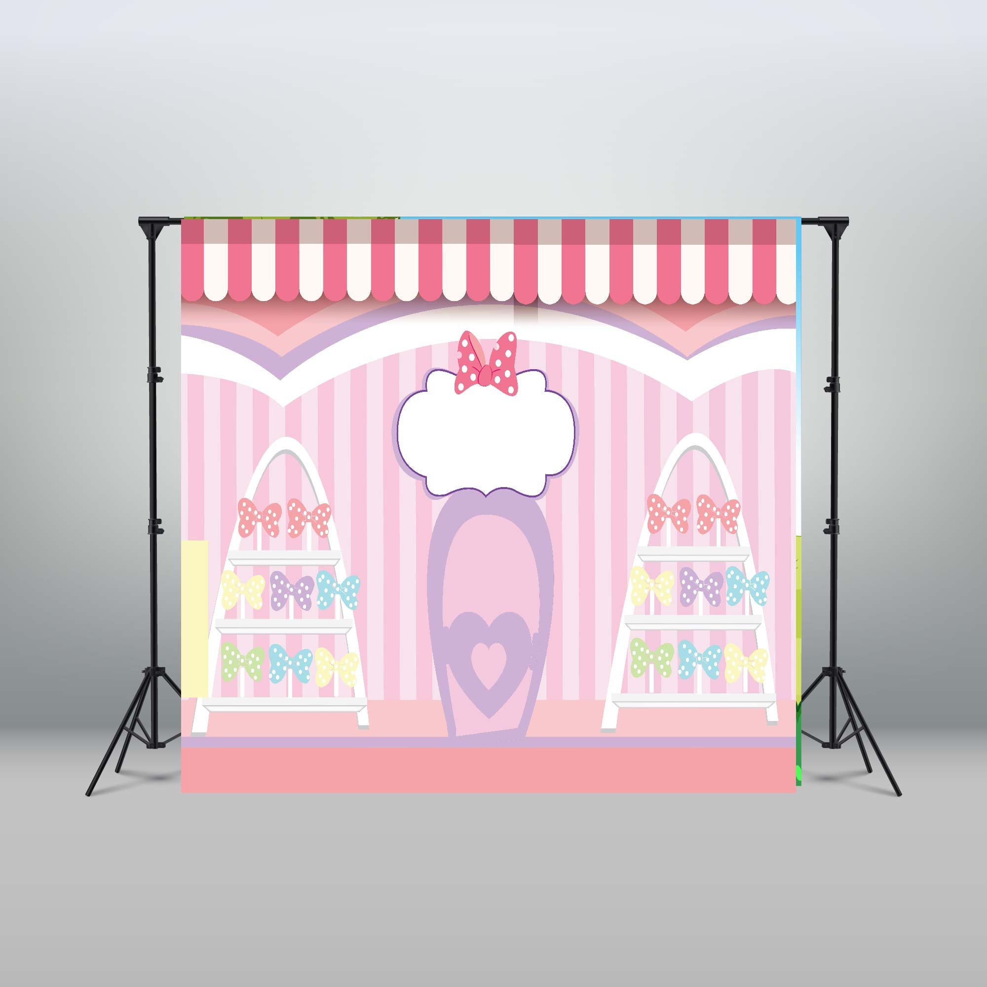 Vinyl Banner Birthday Boutique / Telon De Fondo Tienda / Birthday Party ...