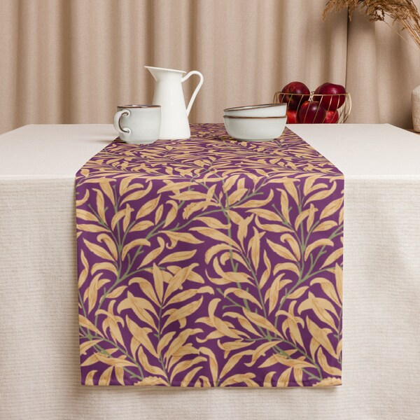 Purple Table Runner - Etsy