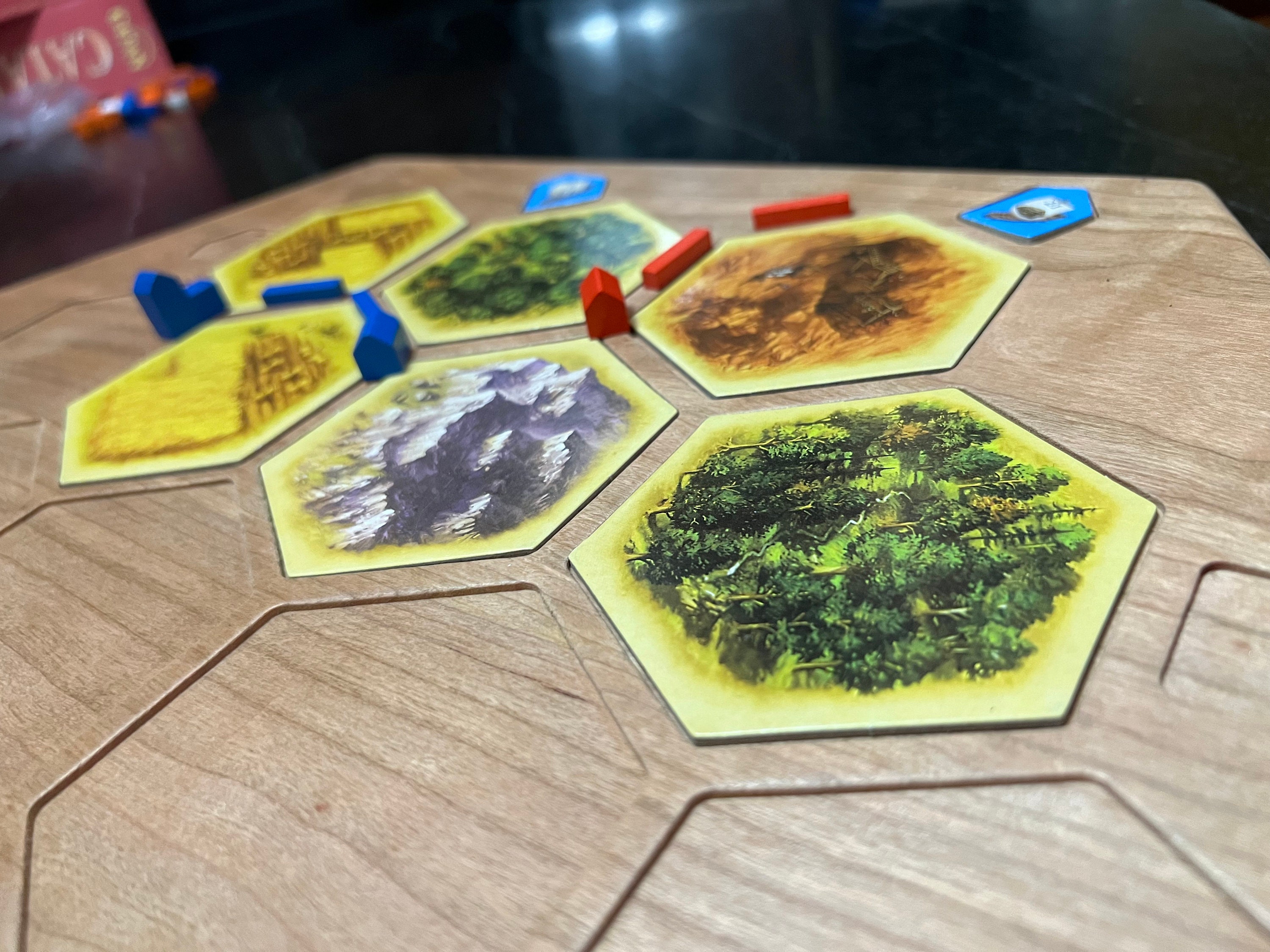 Hexagon Game Board: 5/6 Player Version Handmade Hardwood - Etsy