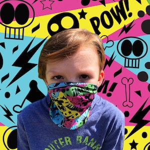 Children and Toddler Size Face Masks, , Fun Patterns, Washable and ...