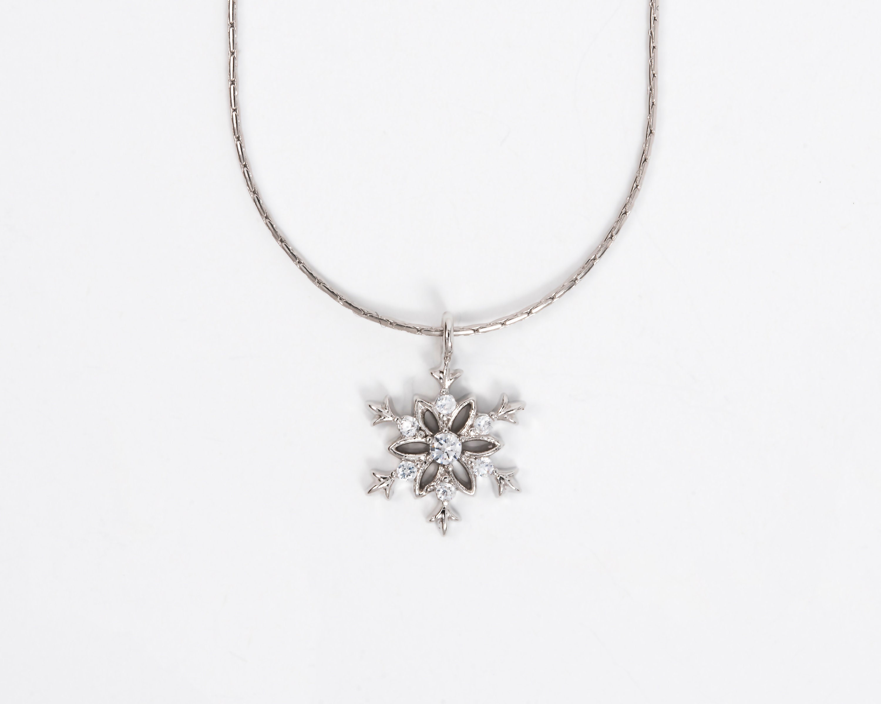 Snowflake Set/snowflake Earrings/snowflake Necklace/silver Snowflake ...