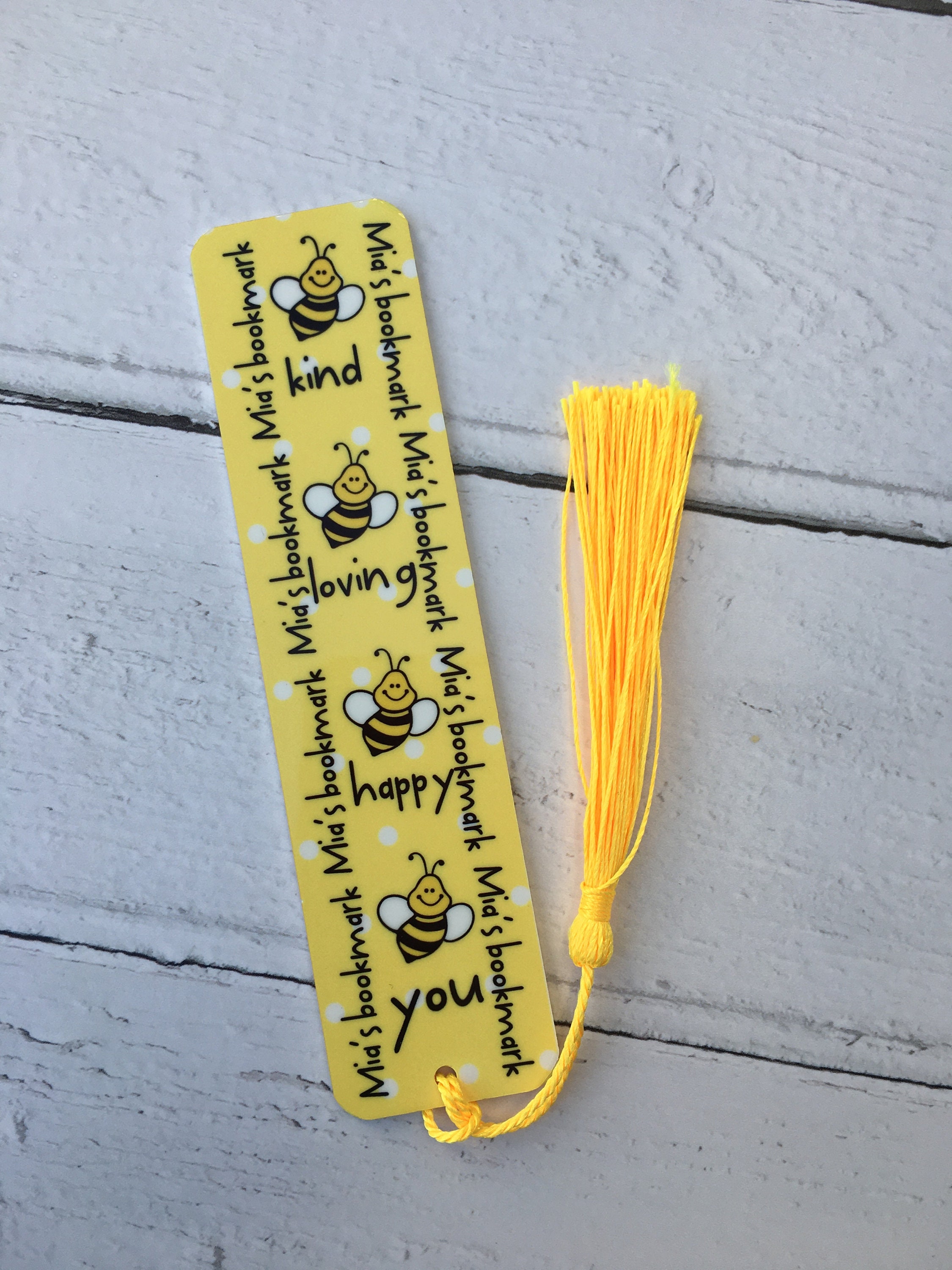 Personalised Bee Metal Bookmarks. Bee Kind. Name Bookmarks. - Etsy UK