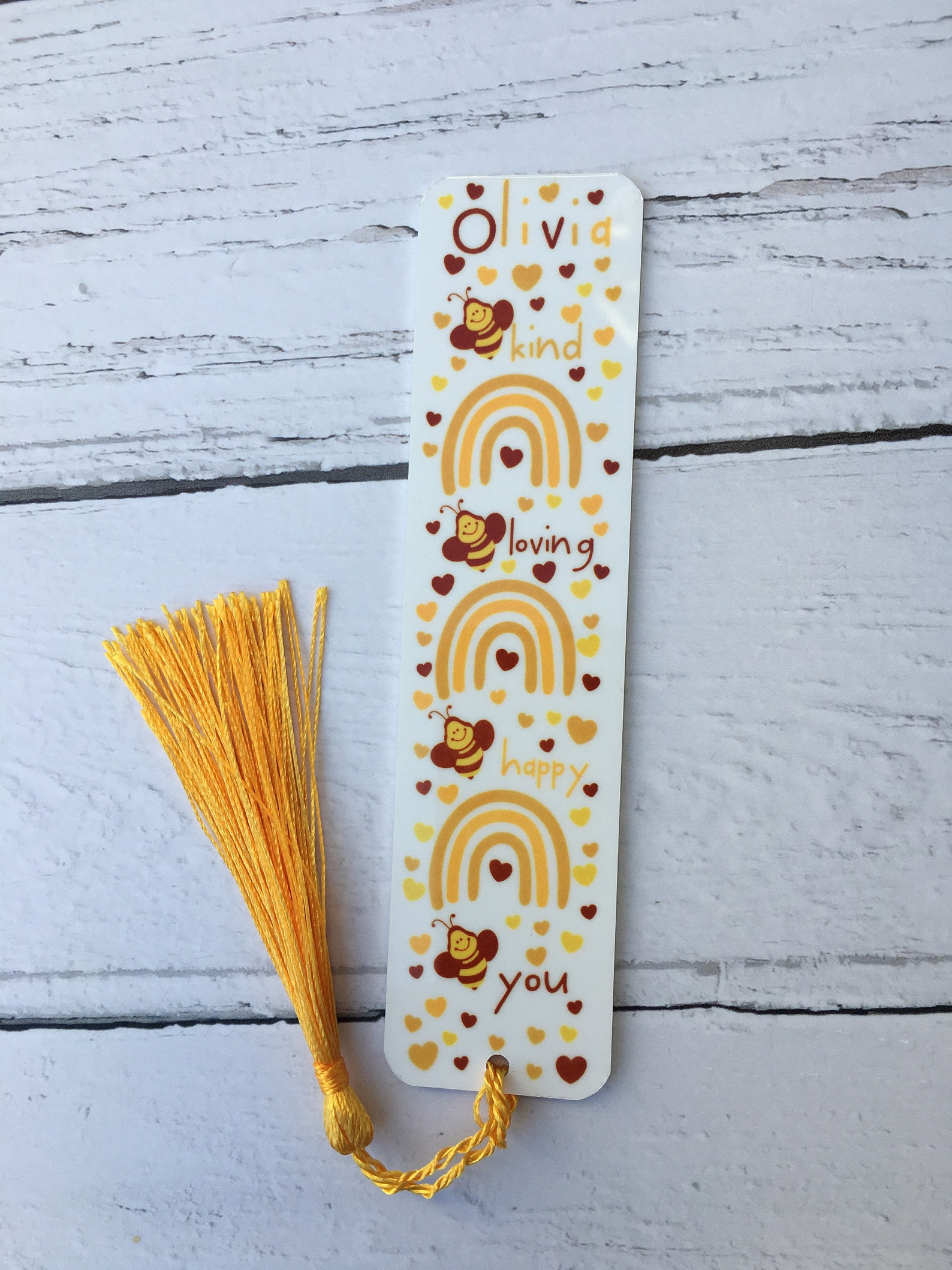 Personalised Bee Metal Bookmarks. Bee Kind. Name Bookmarks. - Etsy UK