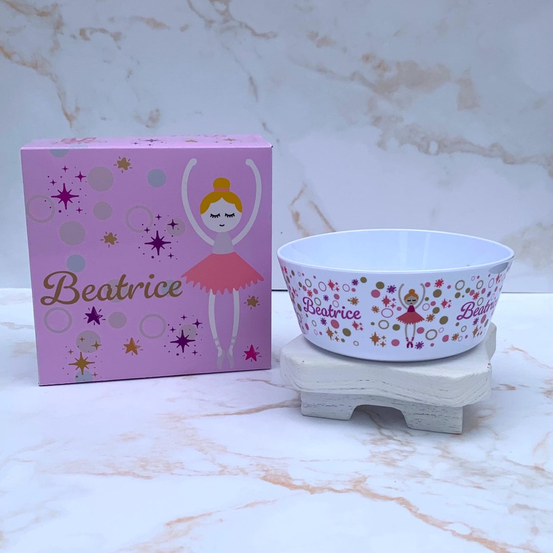 Dance Bowl for Kids, Small Unbreakable Personalised Bowl for Toddlers ...