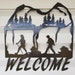 Waterfall Hikers Metal Sign - Etsy