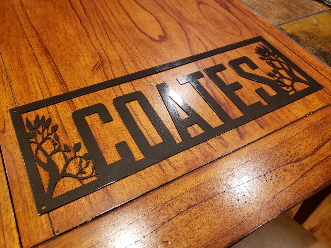 Personalized Metal Tree House Sign - Etsy