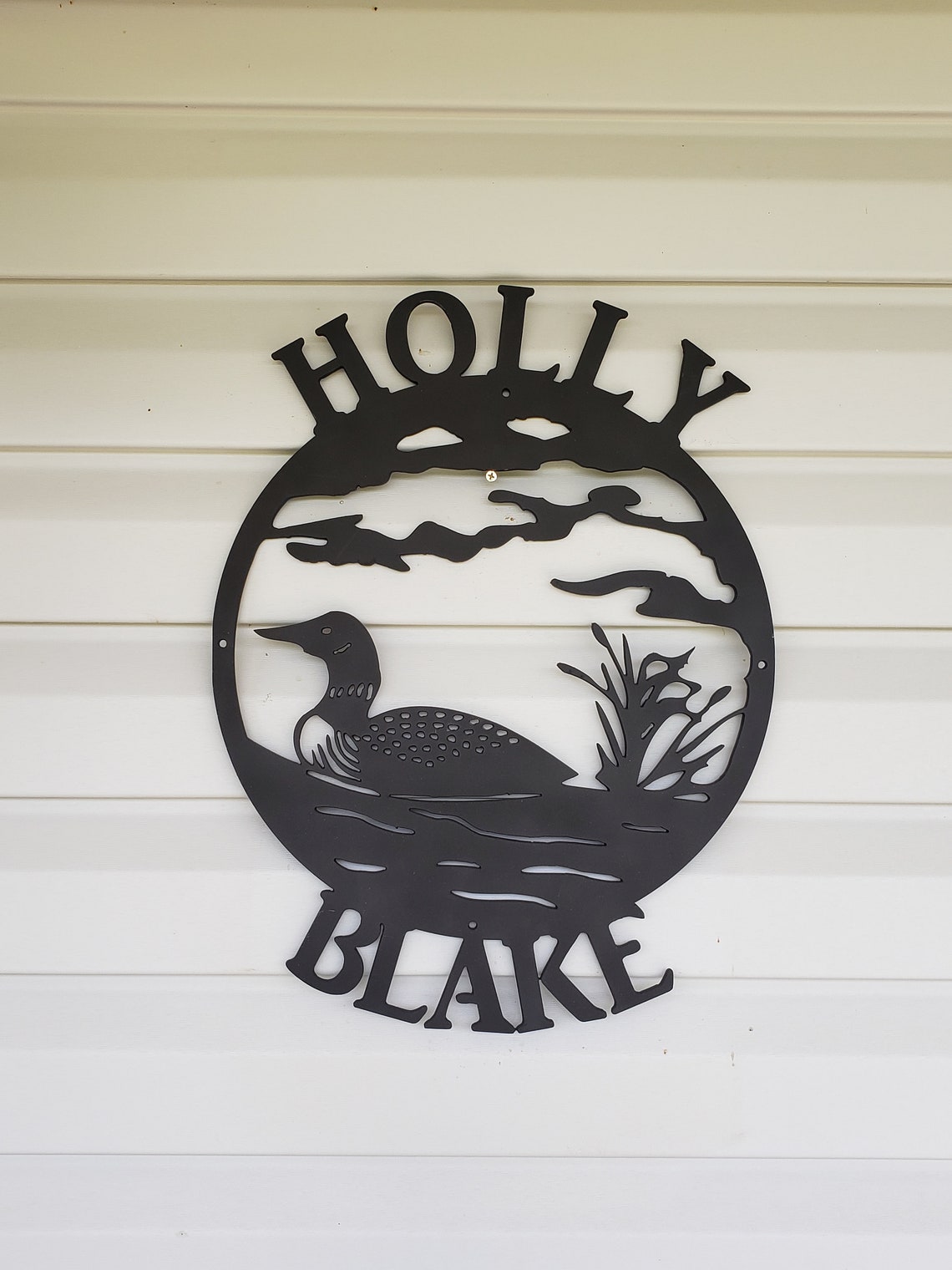 Loon House Metal Sign - Etsy