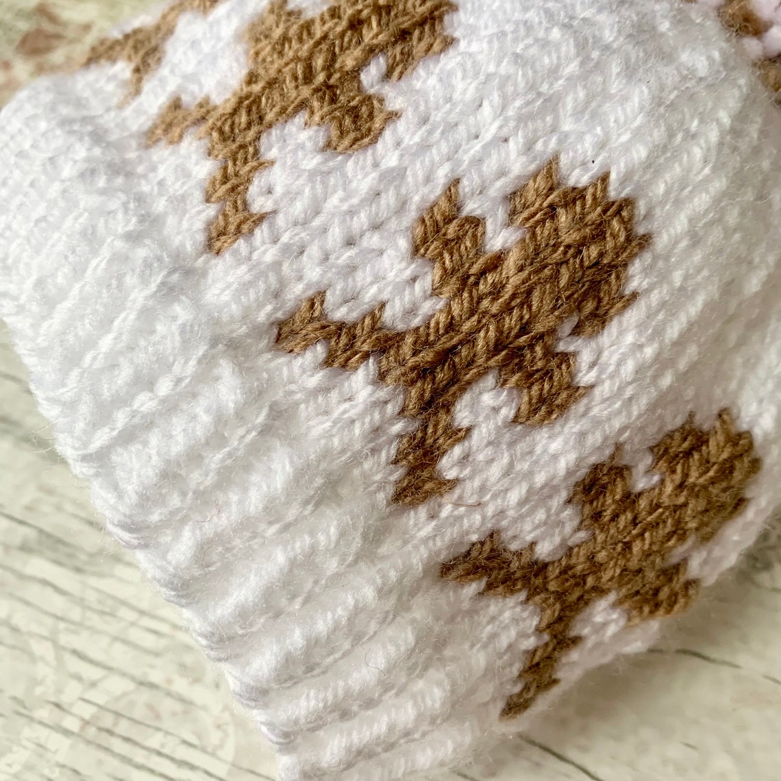 Knitting Pattern Christmas Baby Hat, Gingerbread Baby Hat, Christmas ...