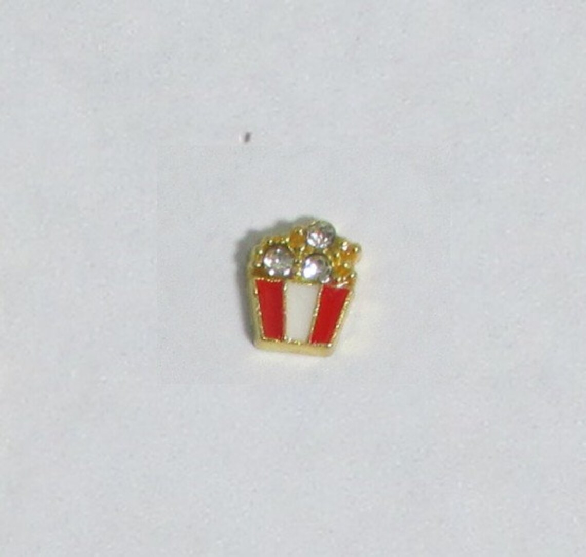 You Choose Large or Small Popcorn Floating Charm for Memory - Etsy