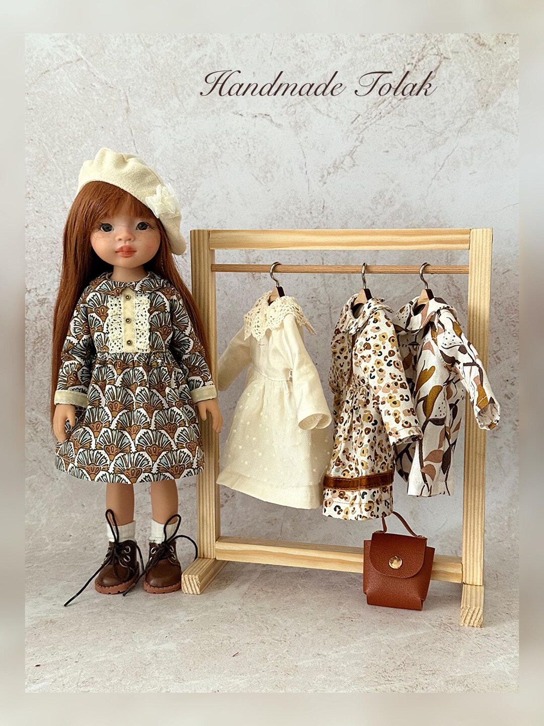 Paola Reina 32cm Amigas Handmade Doll Clothes Panther Dress With a ...
